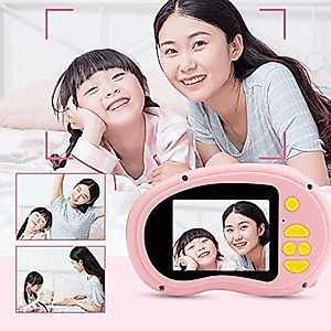 Jiaanu Kids Digital Camera，Portable Children's Camera (Color : Pink, Size : 8G)