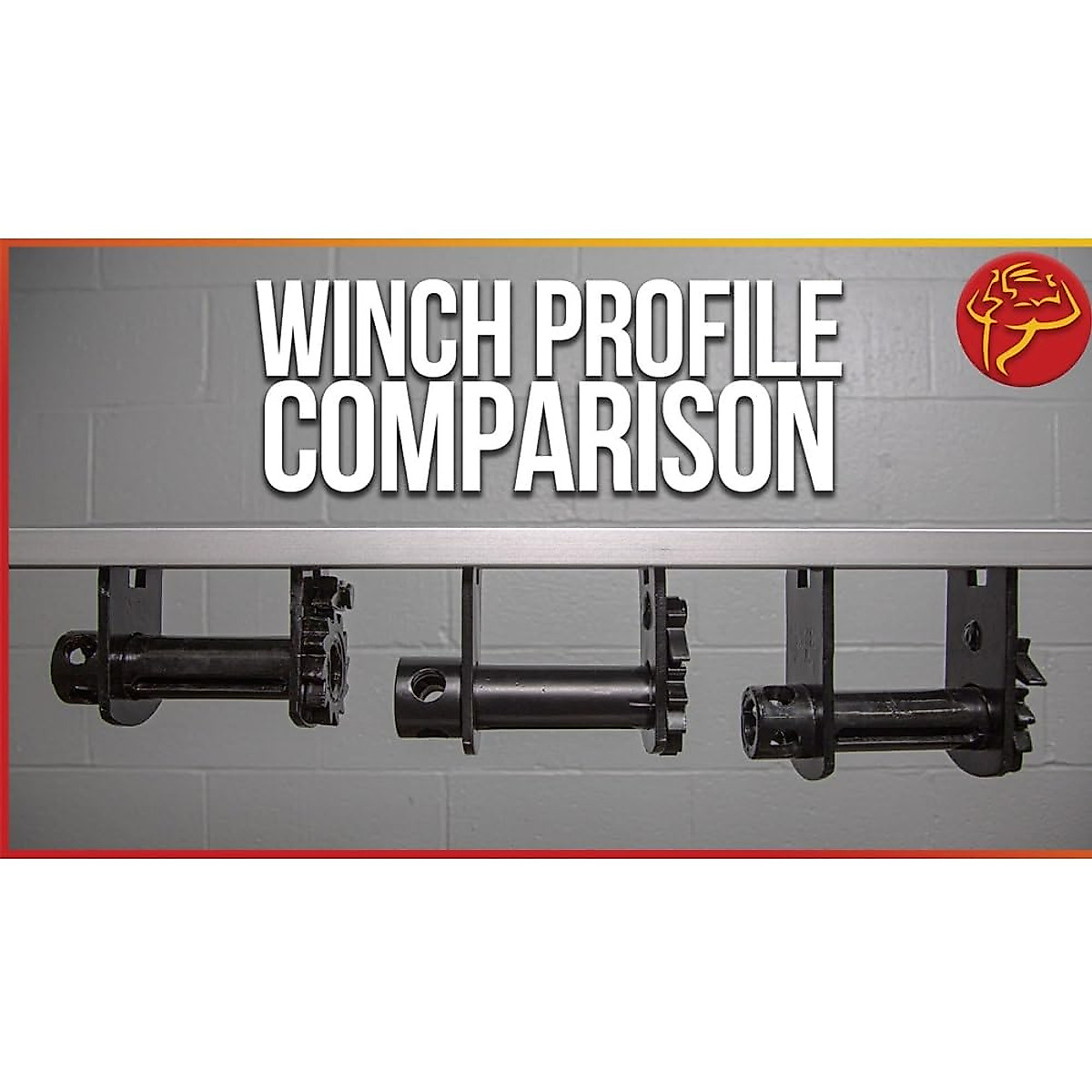 Mytee Products (4 Pack) Sliding Winch, LL Double L Track Flatbed Trailer Truck Winches