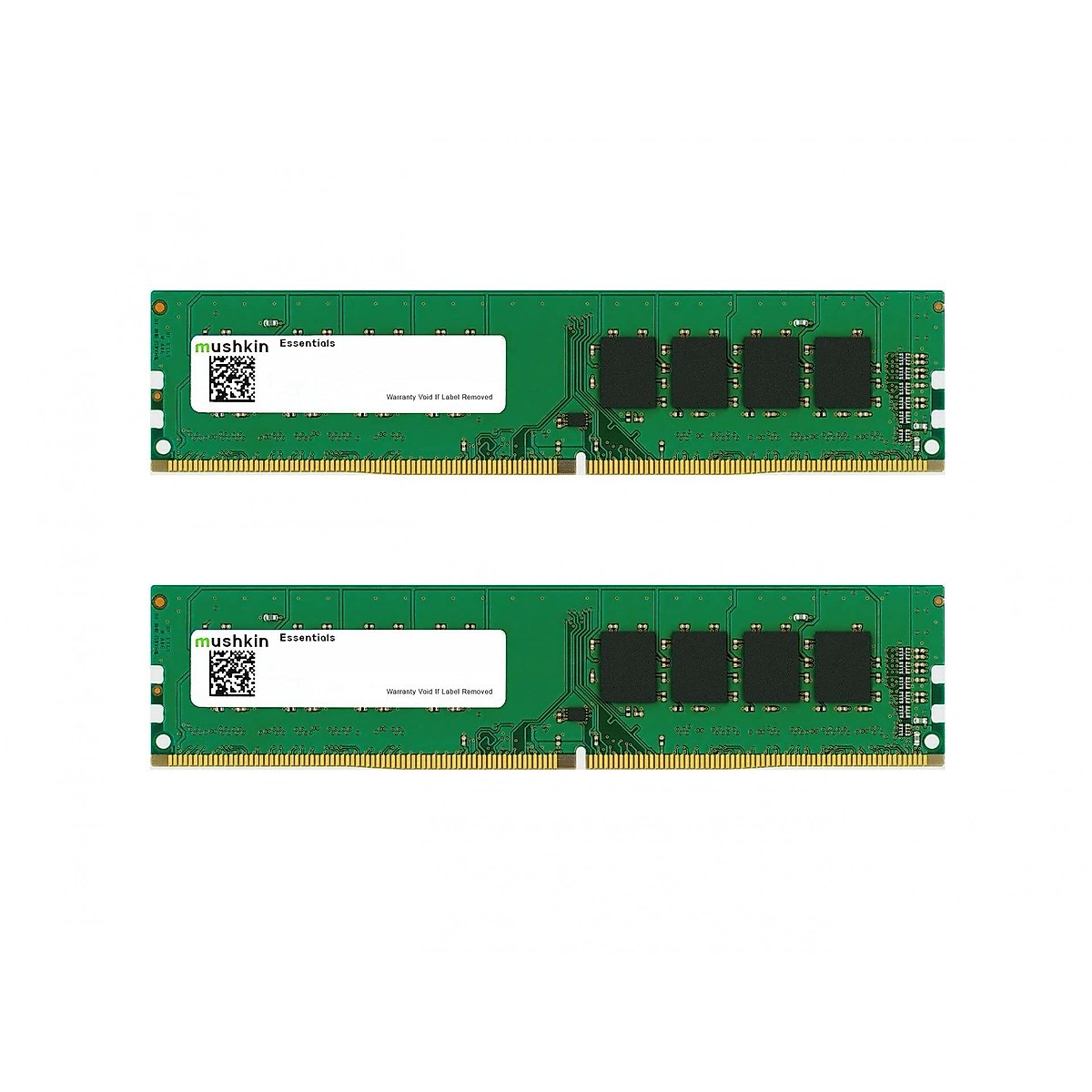 Mushkin Essentials – DDR4 Desktop DRAM – 16GB (2x8GB) UDIMM Memory Kit – 2933MHz (PC4-23400) CL-21 – 288-pin 1.2V PC RAM – Dual-Channel – Low-Voltage – (MES4U293MF8GX2)