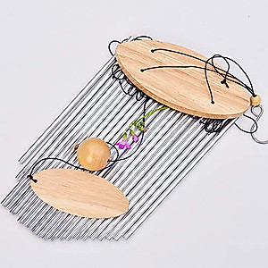 SuninYo Wind Chimes Outdoor,22 Tubes Wind Chimes with S Hook,a Quality Gift for Garden, Patio, Balcony and Indoor Decor, Silver