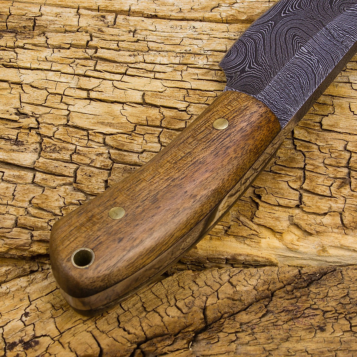 Forseti Steel Colter Skinner Damascus Knife