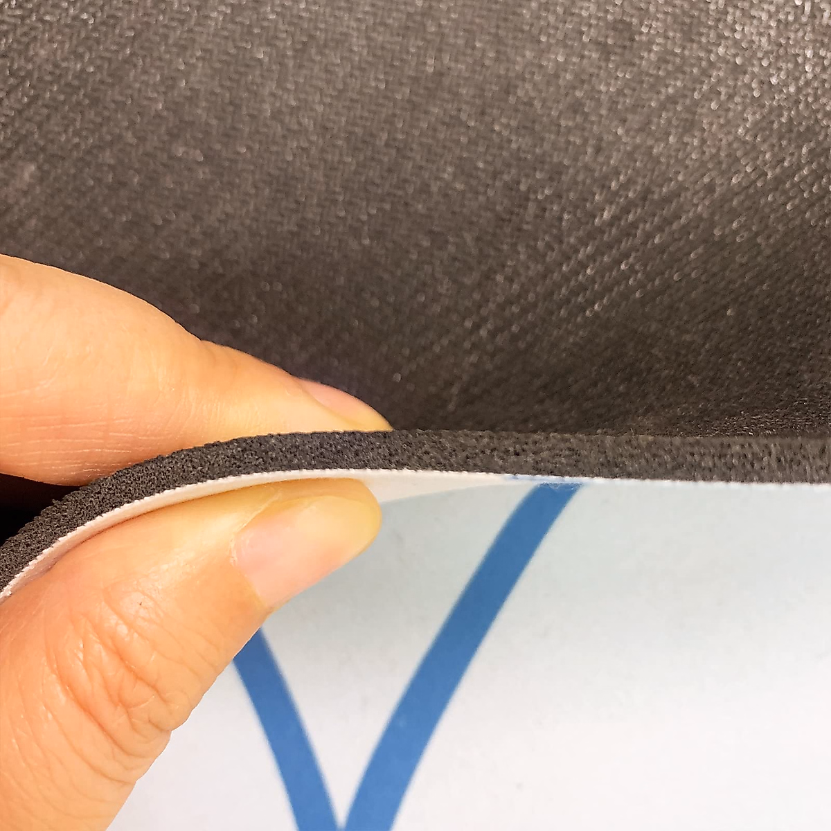 Abeigoi Round Meditation Yoga Mat Large Lotus Pilates Mat Non Slip Natural Rubber Backing Mat Suitable for Exercise, Meditation, Stretching and Yoga Workout Mat for Home Outdoor (4Ft)