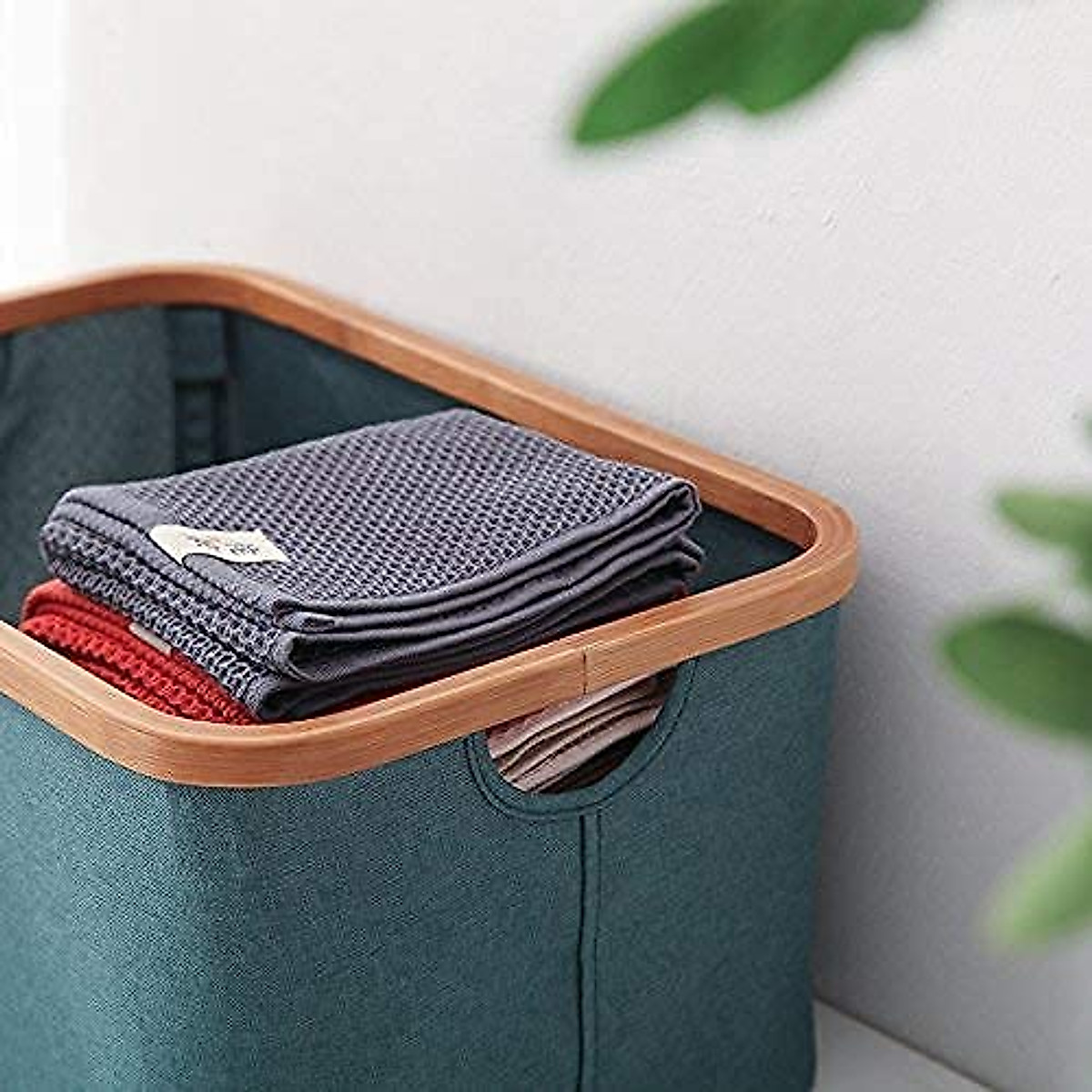Spruced Small Laundry Basket - Eco-Friendly & Foldable