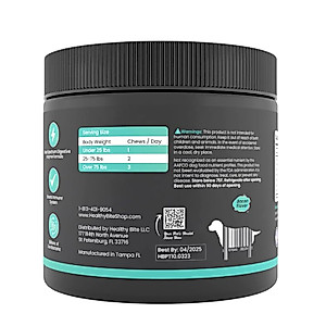 Healthy Bite Probiotic for Dogs - Dog probiotic for Diarrhea, Gut Health and Itching, 6 Different Bacterias, Dog Probiotic Chews - Prebiotic for Dogs - Made in USA - 120 Count