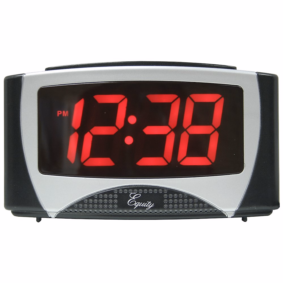 Equity by La Crosse 30029 Alarm Clock with 1.2-Inch LED Display, Black