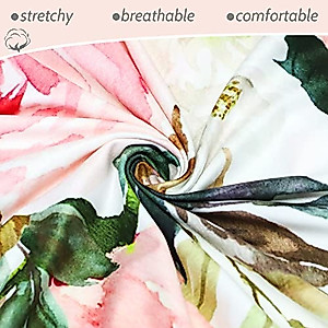 Baby Lounger Cover, Flower Newborn Lounger Cover, Ultra Soft Comfortable Removable Infant Pillow Slipcover for Girl and Boy