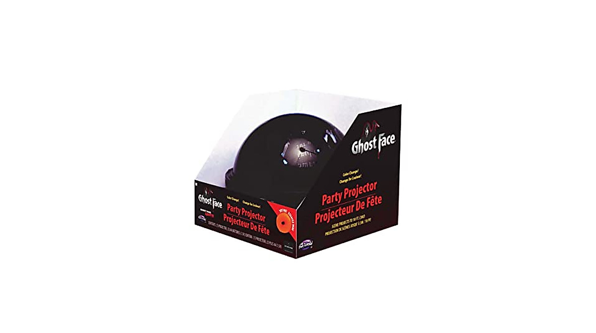 Fun World Ghost Face Projector for Spooky Halloween Decor