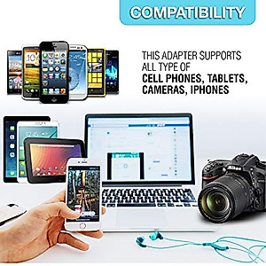 Ceptics South Africa, Botswana Travel Adapter, Universal Socket Plug Accepts Plugs From any Country, Perfect for Cell Phones, Laptops, Chargers and More - 3 Pack