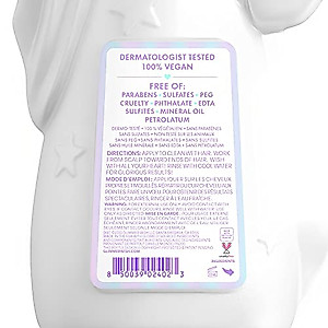 Premium Unicorn Conditioner by Glimmer Wish, Vanilla Cotton Candy Scent, Dermatologist Tested, Sulfate & Sulfite Free, Gluten & Paraben Free, PEG & EDTA Free, 100% Vegan, Coconut & Macadamia Seed Oil, Aloe Leaf Juice, 12 Fl Oz