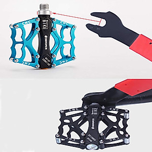 Bike Pedal Wrench Bicycle Spanner 15, 16, 17 mm Repair Removal Tool for Biking Cycling Mountain Bike MTB BMX