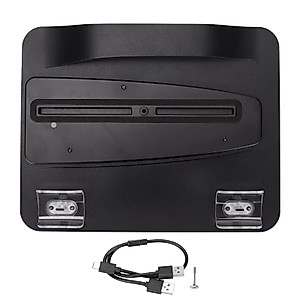 PS5 Cooling Stand, with 3 Silent Cooling Fan, 4 Different Speeds, 2 USB Hub, Built in Multiple Protection Chips, Dual Controllers Charger, PS5 Stand Horizontal