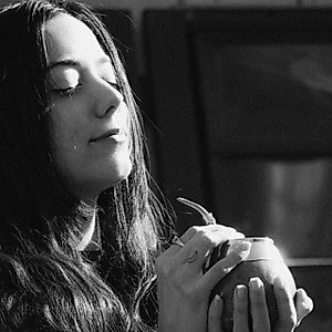 Circle of Drink - Handcrafted Natural Yerba Mate Gourd (Calabash Mate Cup) with Alpaca Steel Brim - with Stainless Steel Bombilla (Mate Tea Straw)