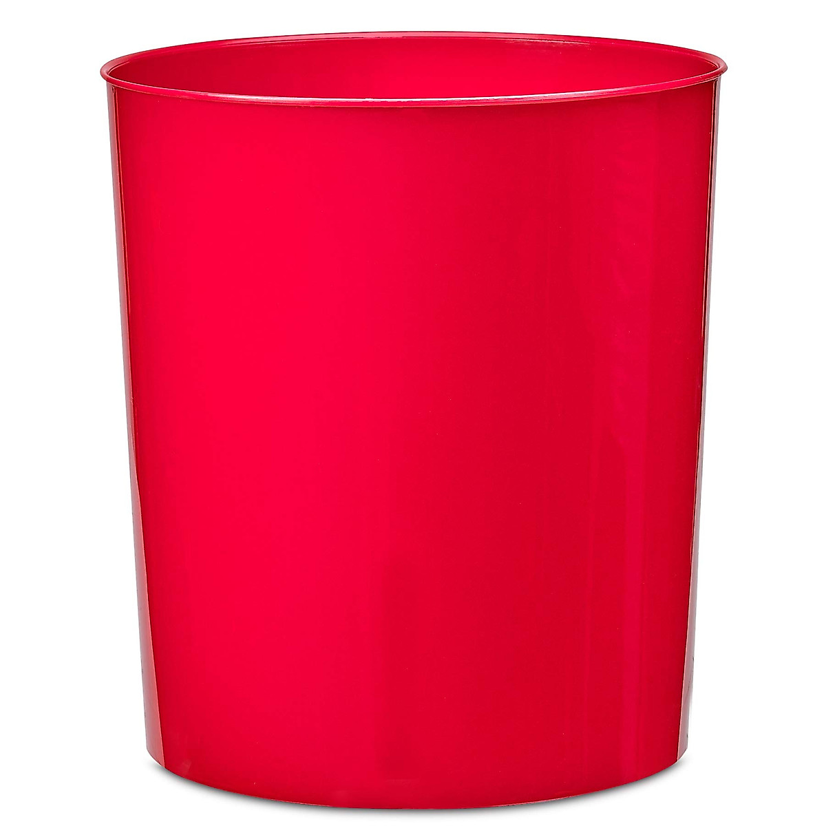 Umbra Mini Waste Can, 1-1/4 Gallon with Swing Lid (Red)