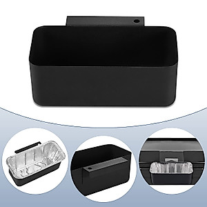 LUTER Grease Cup/Drip Catcher Pan for Blackstone Stove Griddles Replacement Part with 10pcs Foil Drip Pans Trays for 17 22 28 Inch Blackstone Grill