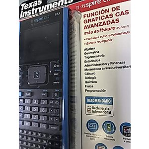 Texas Instrument Nspire CX II CAS Student Software Graphing Calculator