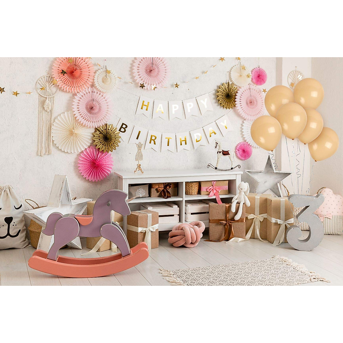 Treasures Gifted Matte Tan Balloons - 10 Inch Nude Balloons 36 Pack - Latex Beige Balloons - Fall Balloons - Dark Cream Balloons - Pastel Light Brown Balloons - Neutral Party Decorations