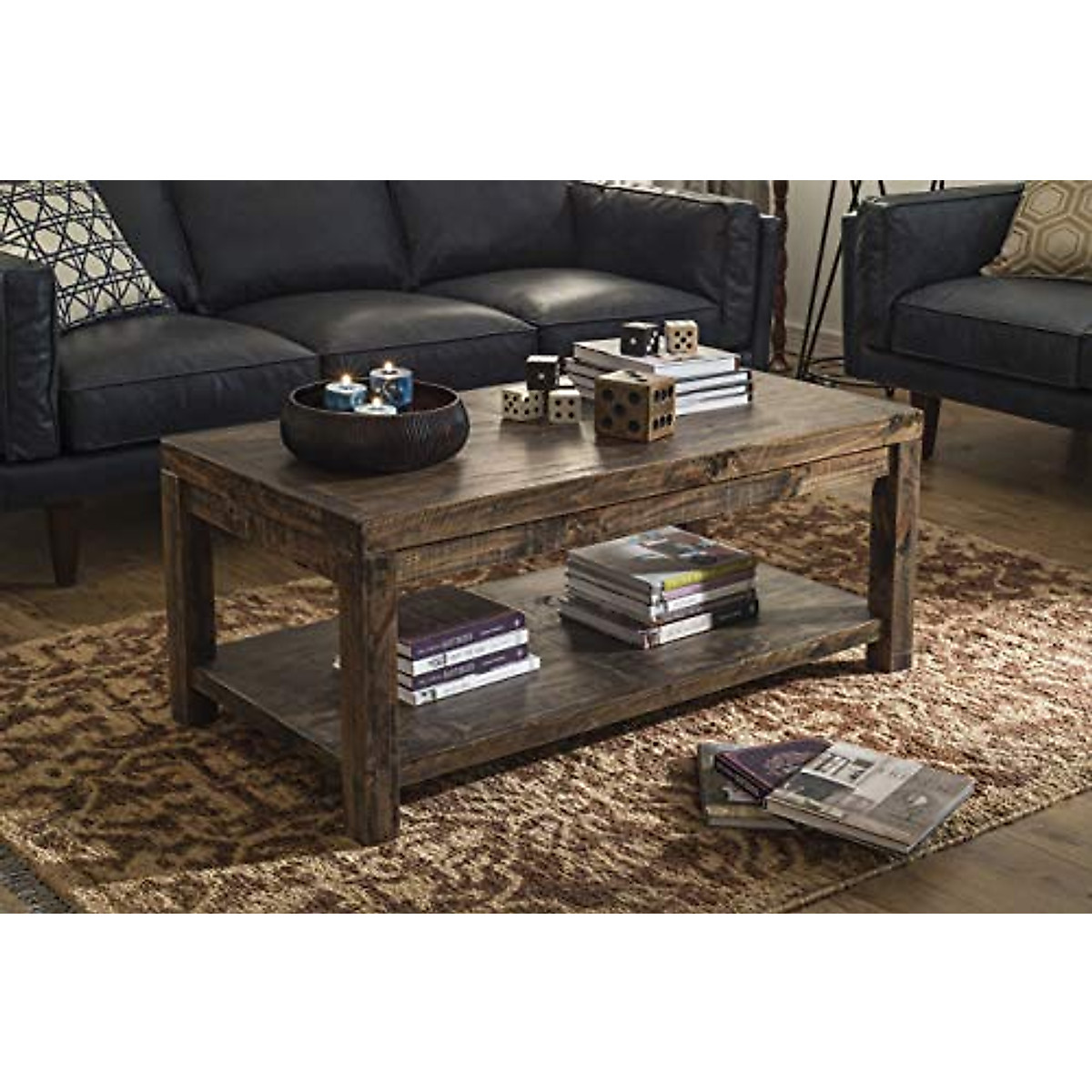 Decorative Mango Wood Dice (Set of 6 Pieces)