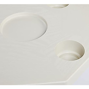 DetMar 12-1109C Removable Octagonal Marine/RV Table, White