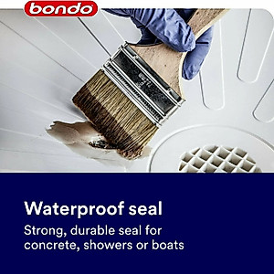 Bondo Fiberglass Resin, Interior and Exterior Home Use, 100% Waterproof, Strong, Durable, 20122, 28.8 fl oz Can