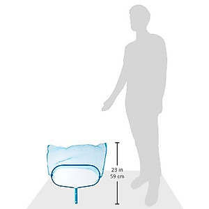 Poolmaster 18215 Basic Aluminum Leaf Rake, Medium, Blue