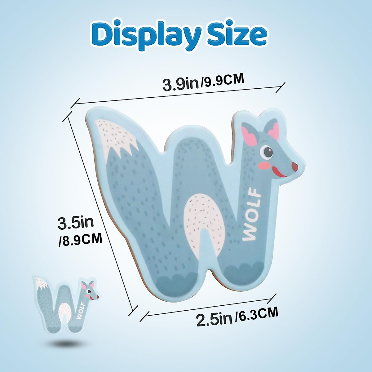 HOONEW Jumbo Magnetic Letters Magnets for Kids Large Magnetic Letters Alphabet ABC Uppercase Fridge Refrigerator Magnets Learning Educational Spelling Toy for Kids Toddlers 3+ Years Old