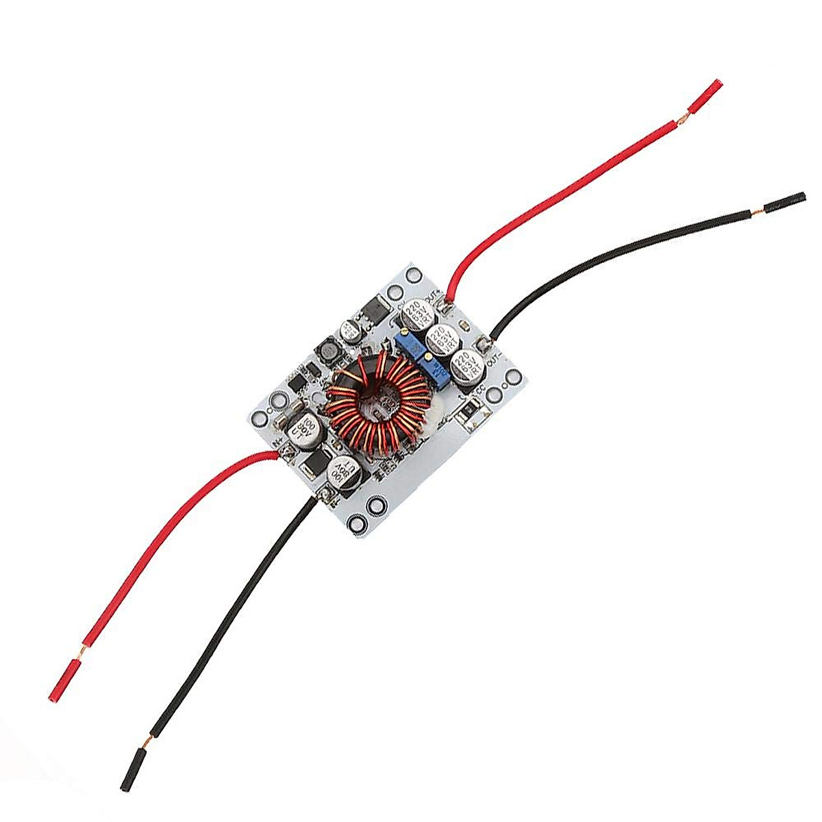 Oumefar 10.5-70V to 2.5-58V Step Up Down Module 10A 180W DC Boost Voltage Converter Adjustable Boost Converter Module for LED Driver