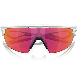 Oakley Unisex Sunglasses Matte White Frame, Prizm Field Lenses, 36MM