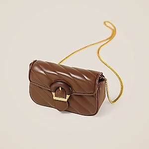 YXBQueen Designer Handbags for Women Crossbody Purses and Handbags Quilted Chain Bag Small Crossbody Handbag