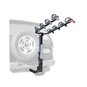 Allen Sports Premier Hitch Mounted 4-Bike Carrier for Vehicles with External Spare Tires, Model S645
