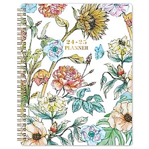 2024-2025 Planner - Academic Planner 2024-2025, Jul.2024 - Jun.2025, 8" x 10", 2024-2025 Planner Weekly & Monthly Thick Paper, Perfect Daily Organizer - Art Floral