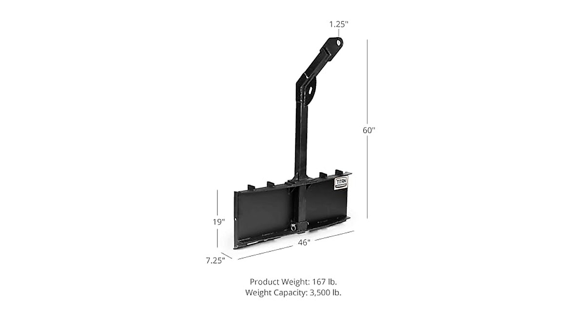 Titan Attachments 5 FT Tree Boom for Skid Steer | Heavy-Duty Crane