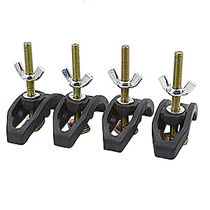4 Pcs Arcuate Press Plate Clamp, CNC Arcuate Press Plate Clamp, High Accurancy Engraving Machine Parts Press Plate Clamp Fixture Fastening Platen Router for T-Slot Working Table