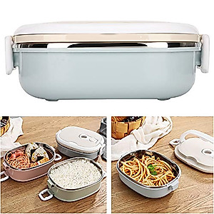 Thermal Lunch Box, Bento Box, Stainless Steel for Work Travel School Home(Single layer)