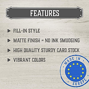 Set of 50 Advice and Wishes Cards - Double Sided Greenery Cards, Perfect for the Bride and Groom, Baby Shower, Bridal Shower, Wedding Shower, Graduation Party, Retirement Party, Anniversary