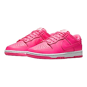 Nike Women's Dunk Low Shoes, Hyper Pink/White/Hyper Pink, 7.5