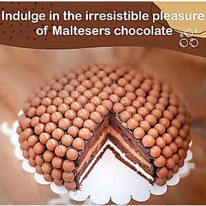 Maltesers Chocolate Balls 37 gram bags - Honeycomb Spheres Covered In A Creamy Layer Of Milk Chocolate - The Ultimate Fusion of Creamy Chocolate and Irresistible Crunch (In KH Packaging) (6 pack)