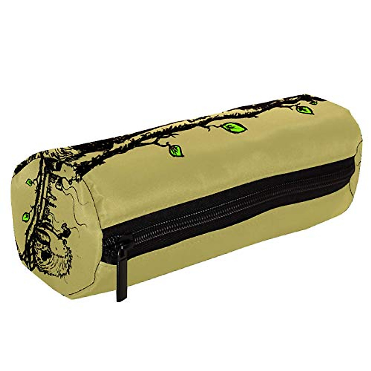 Hedgehogs Playing Chess Pencil Bag Pen Case Stationary Case Pencil Pouch Desk Organizer Makeup Cosmetic Bag for School Office