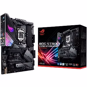 ASUS ROG Strix Z390-E Gaming Motherboard LGA1151 (Intel 8th 9th Gen) ATX DDR4 DP HDMI M.2 USB 3.1 Gen2 802.11AC Wi-Fi