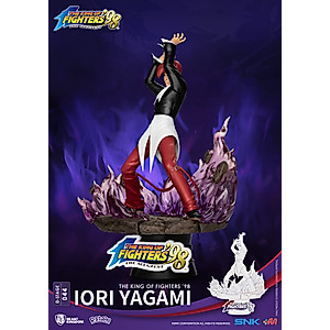 Beast Kingdom The King of Fighters: Iori Yagami DS-044 D-Stage 6-Inch Statue, Multicolor