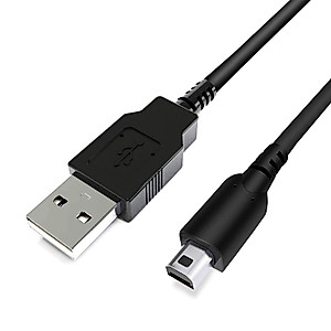 Hukado 2 Pack 4 Feet NTD3DS USB Charger Cable, Play and Charge Power Charging Cord Compatible with NTD DSi, DSi XL, 2DS, 3DS, 3DS XL, New 3DS XL