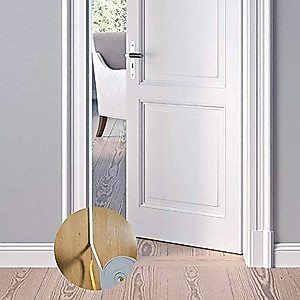 fowong White Door Weather Stripping 26 Feet, 1/2 Inch Wide X 1/4 Thick, High Density Foam Tape Roll Neoprene Rubber Adhesive Weatherstrip Seal, Window Insulation, 2 Rolls 13 Ft Each