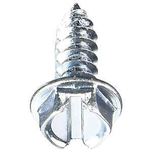 The Hillman Group 41006 Hex Washer Head Slotted Sheet Metal Screw, 8-Inch x 1/2-Inch, 100-Pack