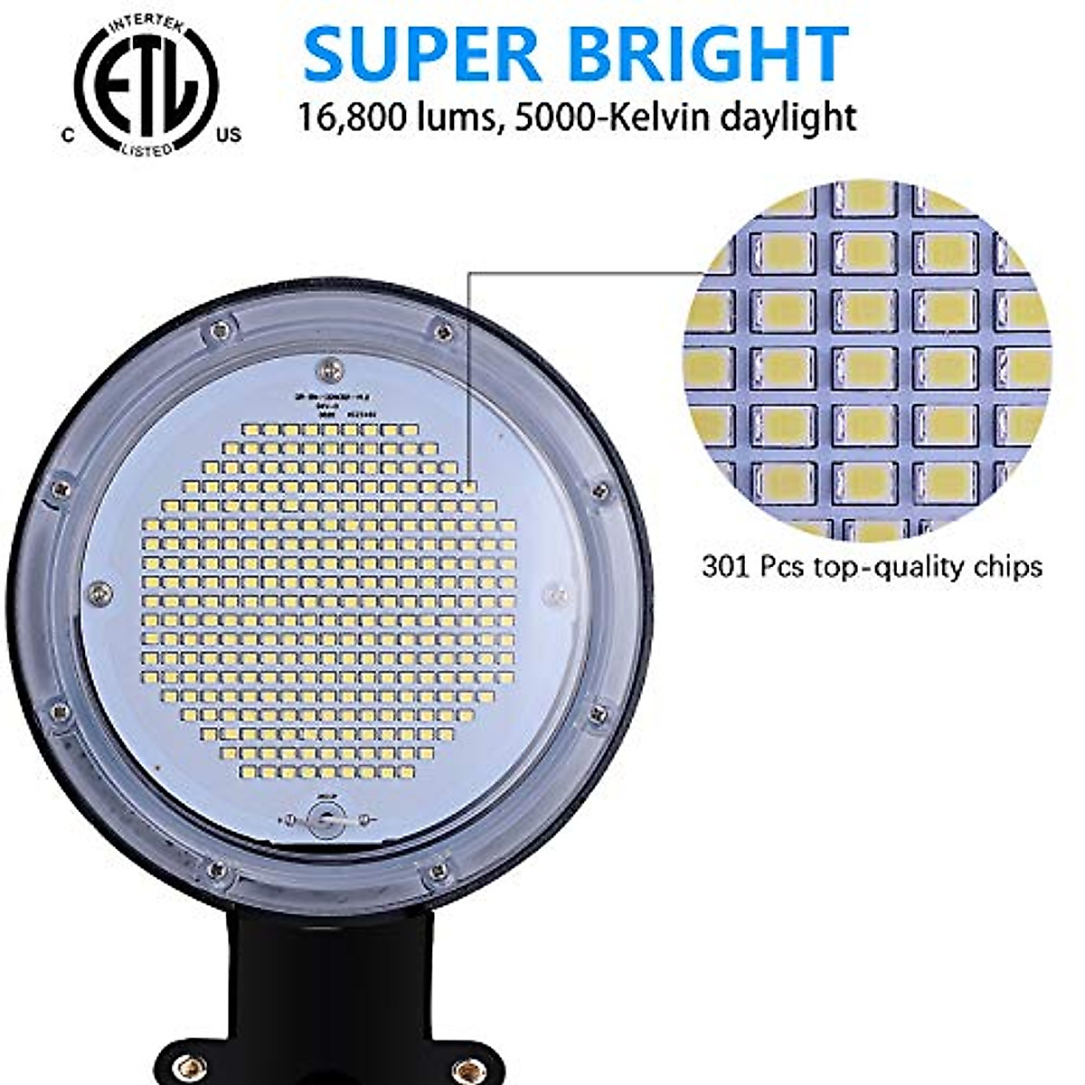 SERWING LED Barn Light 120W - Dusk to Dawn LED Outdoor Lighting, Super Bright 16,800LM Security Yard Light (1200W Incandescent Equiv.) 5000K Daylight IP65 Waterproof for Outdoor Street Area Lighting