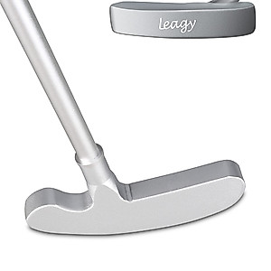 LEAGY 4-Sections Portable Best Golf Right Hand Putter or Golf Two-Way Putter Left and Right Hand, 2 Golf Balls Isolated On White Background, 1Pack Golf Bag (Ambidextrous)
