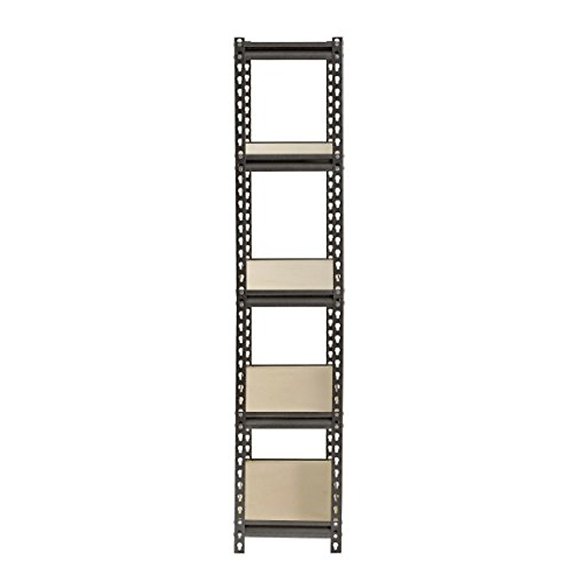 Muscle Rack UR301260PB5P-SV Silver Vein Steel Storage Rack, 5 Adjustable Shelves, 4000 lb. Capacity, 60" Height x 30" Width x 12" Depth