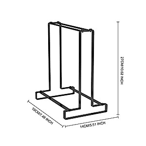 MISNODE Clothes Hanger Holder Hanger Organizer 7x6x11 inch Carbon Steel Hanger Storage Hanger Rack Hanger Caddy for Laundry Dry Cleaning Room