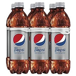 12 Bottles Diet Pepsi Cola, 16.9 fl oz