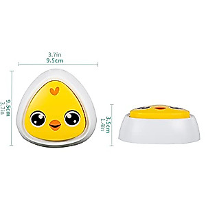 TEMI Touch High Jump Counter for Kids, Kids Growth Chart with Voice Counter from 1-60, Height Chart for Wall, Children Jump Training Equipment, DIY Stickers, Jump Trainer Toys for Boys Girls Kids