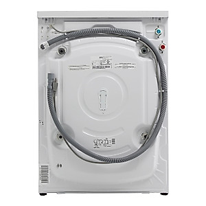 West Bend WB220FLWVW Front Load Washing Machine, Compact Washer, Stackable Option, 15 Automatic Cycles, Adjustable Water Temperatures, LED Display, and See-Through Door, 2.2 cu.ft, White