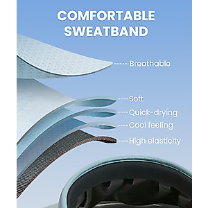 BENEUNDER Visor Hats for Women UPF50+ UV Protection, Adjustable Foldable Wide Brim Sun Hats, Lightweight for Summer Travel (24 Black)